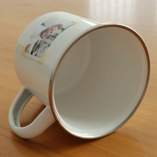 Emaille beker - Full colour bedrukt - Emaille mokken bedrukken - Mokken ...